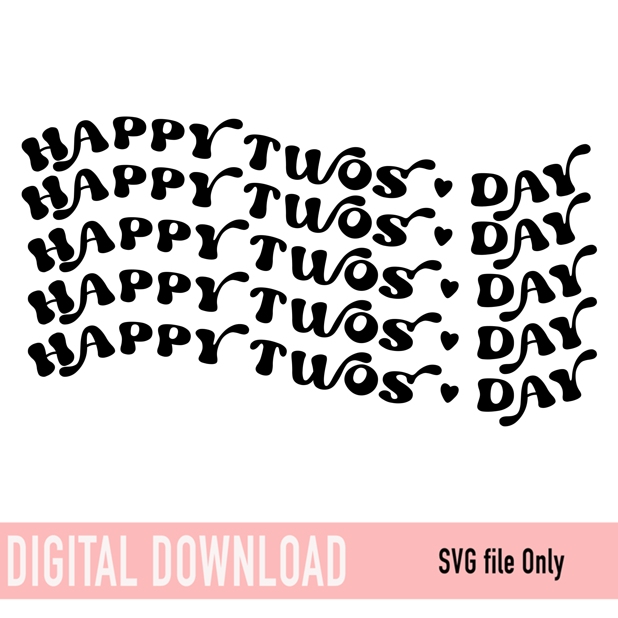 Happy Twos Day SVG – 618 area vinyl
