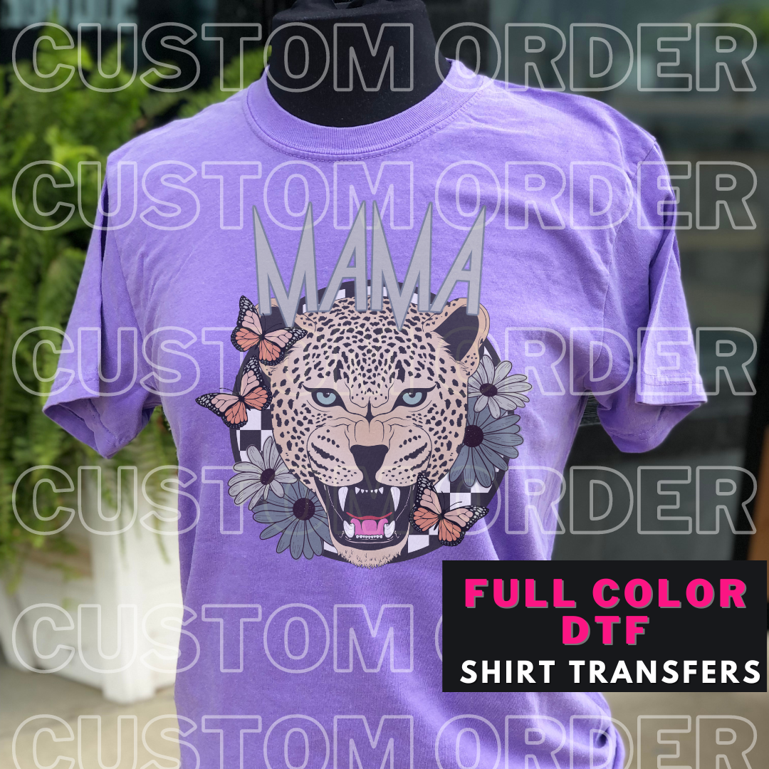 Custom DTF Transfer **READ ALL INSTRUCTIONS LISTED – 618 area vinyl