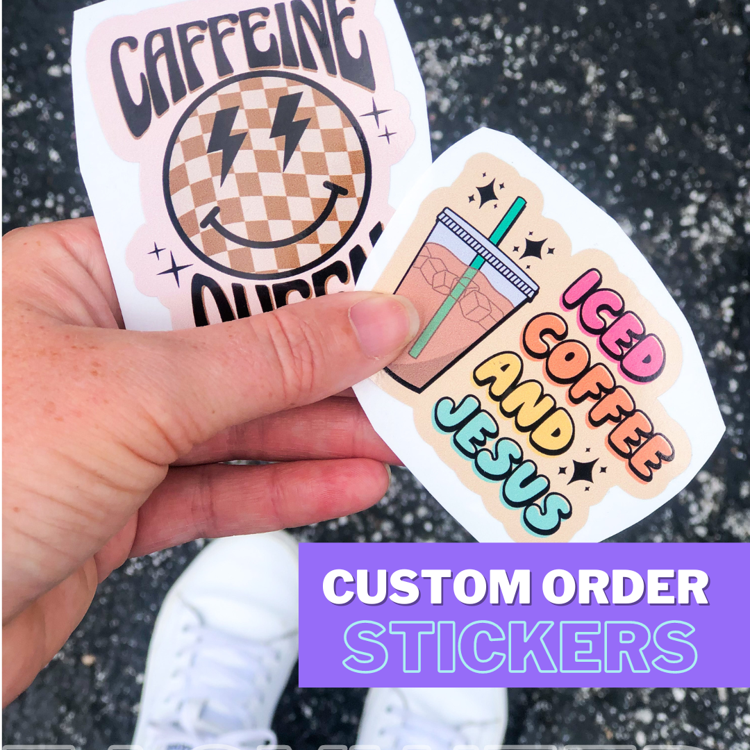 Custom Order Stickers **READ ALL INSTRUCTIONS – 618 area vinyl